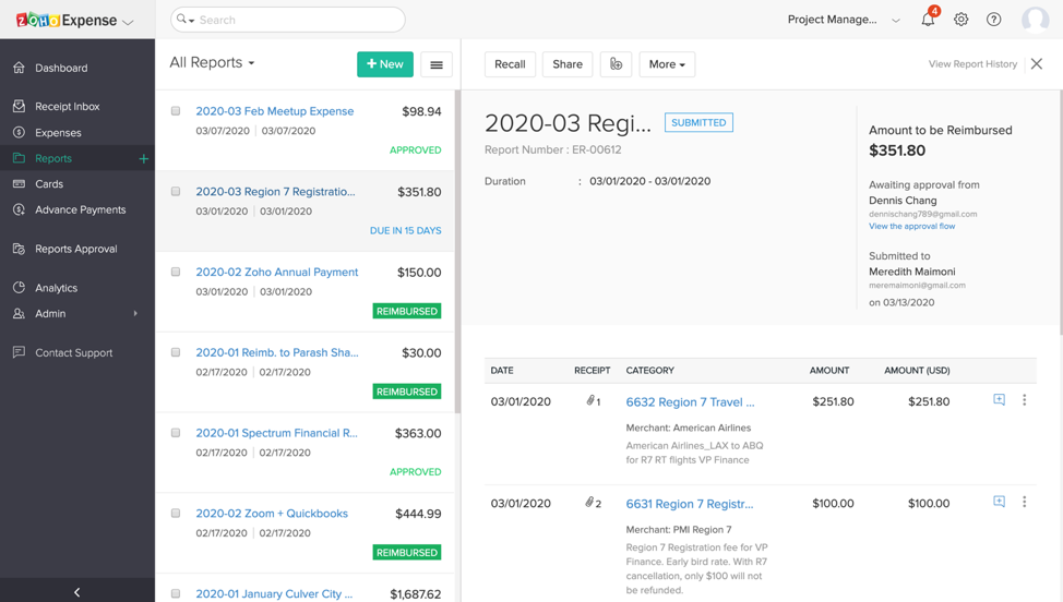 Submit an Expense Report | PMI Los Angeles Submit an Expense Report | PMI Los Angeles